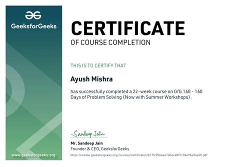 160daysofcode Geeksforgeeks Codingjourney Softwaredevelopment Ayush Mishra 14 Comments
