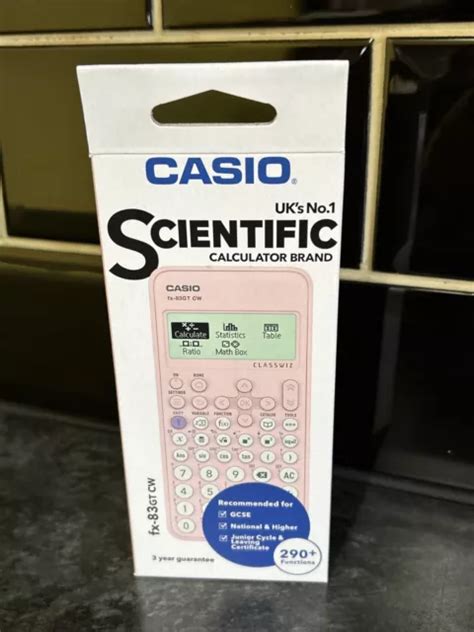 Casio Fx 83gt Cw Pink Classwiz Scientific Calculator New £831 Picclick Uk