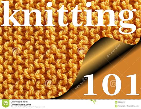 Fazendo Malha 101 Demonstrador Feito Malha Do Ponto De Liga Para Novatos Imagem De Stock