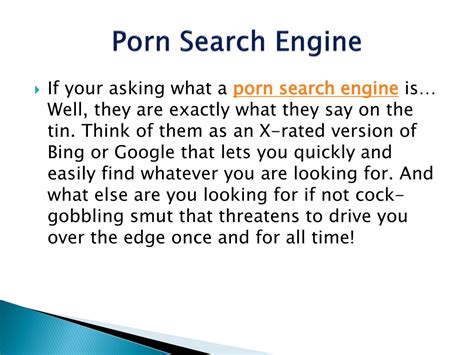 PPT Porn Search Engine PowerPoint Presentation Free Download ID