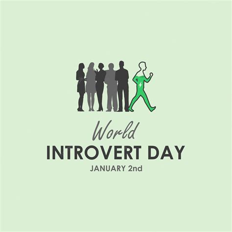 Premium Vector World Introvert Day Banner Template