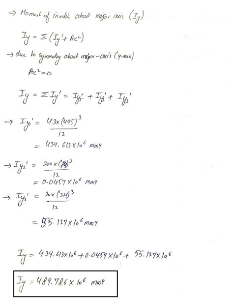 [solved] Directions Solve For The Moment Of Inertia About The Major And Course Hero