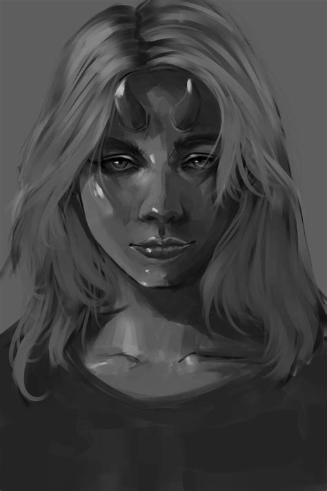 Digital Drawing Hot Demon Hive