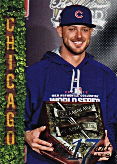 2018 Topps Kris Bryant Highlights Black Kb 22 Kris Bryant Trading