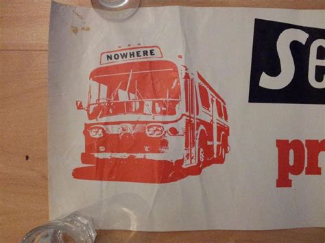 Original Sex Pistols Pretty Vacant 1977 Promo Posterbanner Jamie