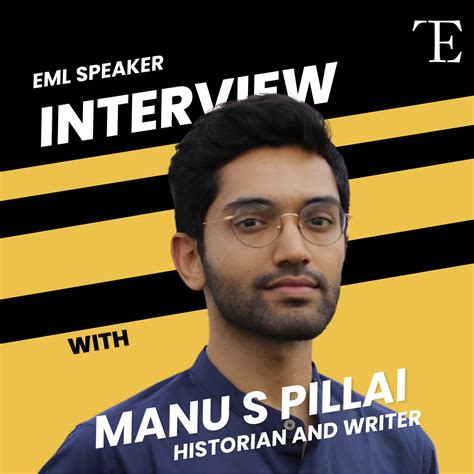 Interview With Dr Manu S Pillai The Fifth Estate Iit Madras