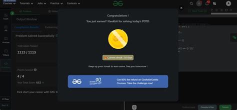 Abhishek Pandey On Linkedin Geeksforgeeks Codingjourney