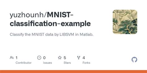 Github Yuzhounh Mnist Classification Example Classify The Mnist Data By Libsvm In Matlab