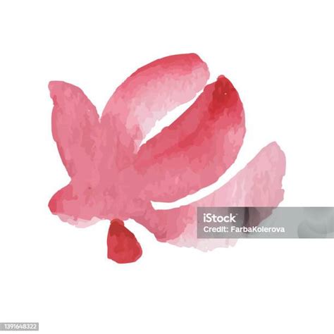 흰색 배경에 고립 된 꽃 아이콘 로고 기호 디자인 현대 브러시 수채화 그림 벡터 0명에 대한 스톡 벡터 아트 및 기타 이미지 0명 꽃 식물 더러운 Istock