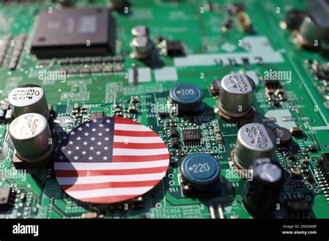 Semiconductor Printed Circuit Board Concept American Semiconductor Industry Stock Photo Alamy