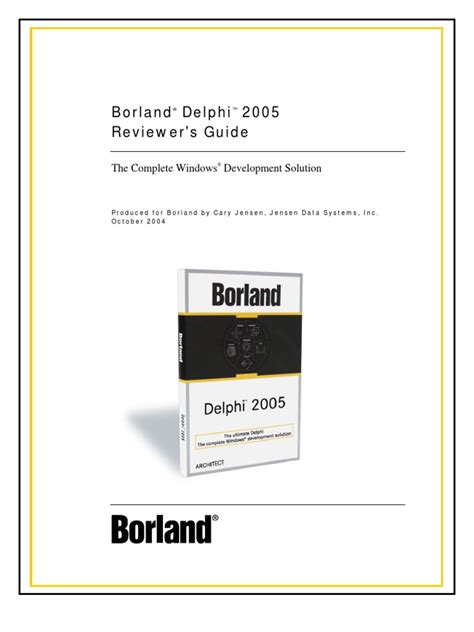 Delphi Reviewer Guide Pdf C Sharp Programming Language Integrated Development Environment
