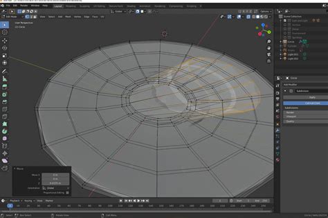 Mesh Vertices Movement Keeping View Perspective But Not Actually