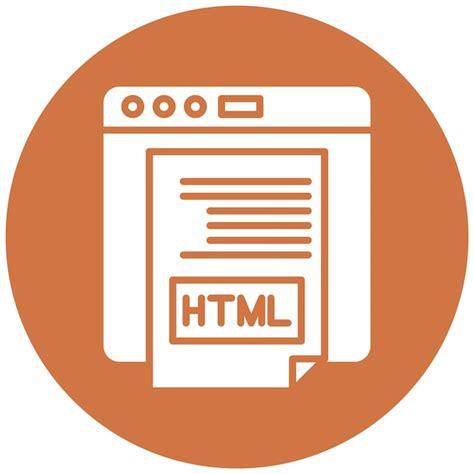 Premium Vector Vector Design Html Icon Style