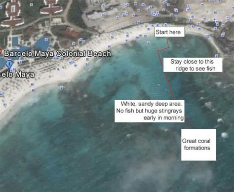 Barcelo Maya Palace Area For Snorkeling Barcelo Maya Mexico Vacation Destinations Cancun Trip