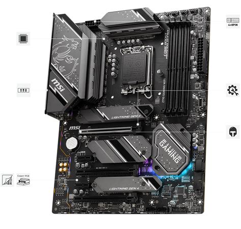 MSI Z790 GAMING WIFI ATX Intel 13th 12th Gen 12 Phases DDR5 PCIe 4 0 2 5G LAN Wi Fi 6E