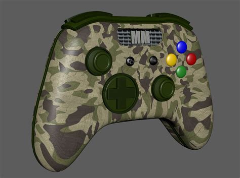 Army Gaming Controller 3d Model 9 Max Fbx Obj Ma Free3d