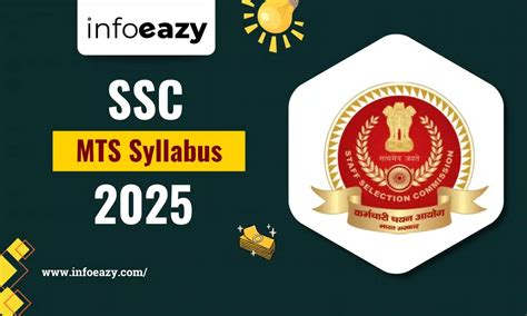 Ssc Mts Syllabus 2025 Exam Pattern Topic Wise Syllabus
