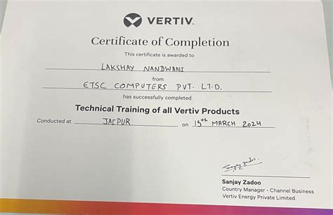 Lakshay Nandwani On Linkedin Certified Datacenter Hvac