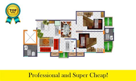 2d Floor Plan To 3d For Real Estate Agent من تصميم Gourav Dey Gourav Dey