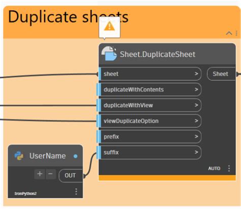 Duplicate Multiple Sheets Dynamo