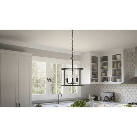Quoizel Abr2814mbk Abner 3 Light 14 Inch Matte Black Pendant Ceiling Light