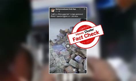 Fact Check பாஜக தலைவர் குடோனில் கைப்பற்றப்பட்ட பணம் என்று வைரலாகும் காணொலி உண்மை என்ன