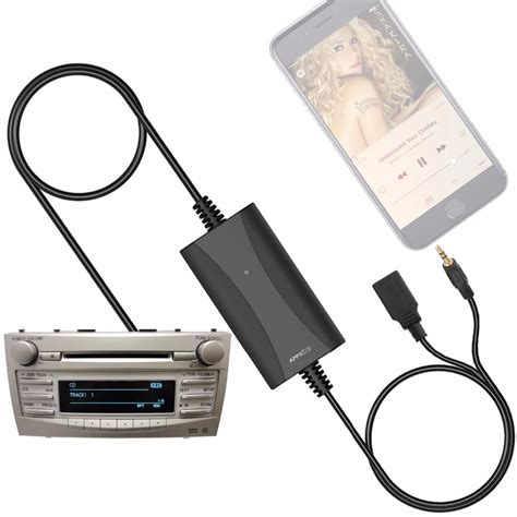 Apps2car Car Stereo Aux Input Adapter Auxiliary Mp3 Kit Usb Charger Port [new Generation] For
