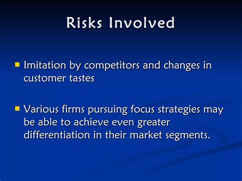 Porter S Generic Strategies PPT