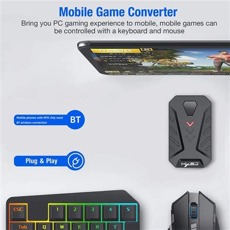 Keyboard Mouse Pubg Mobile Gamepad Controller Gaming Converter For
