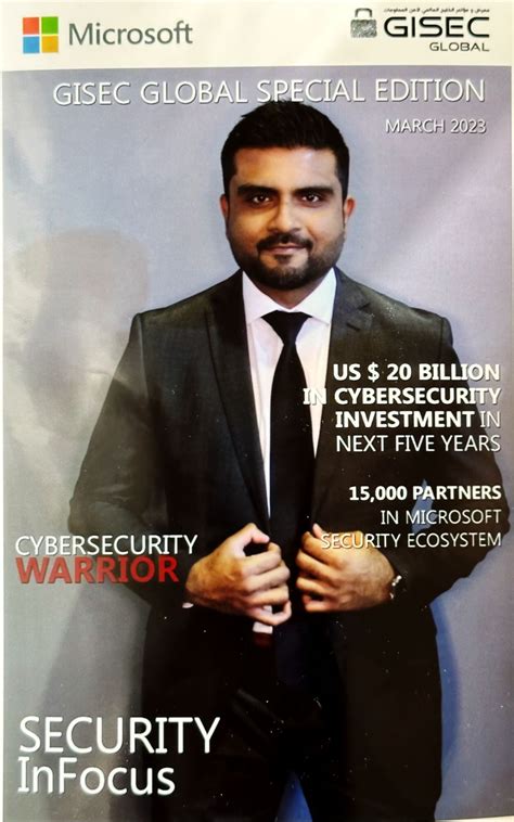 Usama Khan On Linkedin Gisec2023 Gisecglobal Gisec Cybernews Cybersecurity Microsoft…