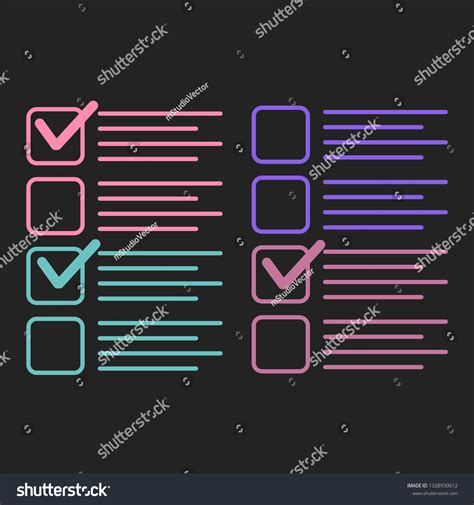 Checklist Tick Marks Check List Exam Stock Illustration 1328930612 Shutterstock