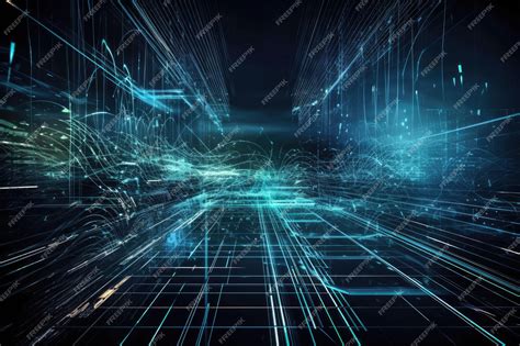 Premium Ai Image Technology Background Of Internet Network Connection