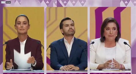 Así Arrancó El Debate Del Ine Entre Candidatos A La Presidencia De La