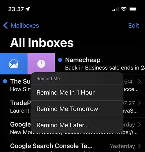 remind me scheduled send si undo send no aplicativo mail no mac