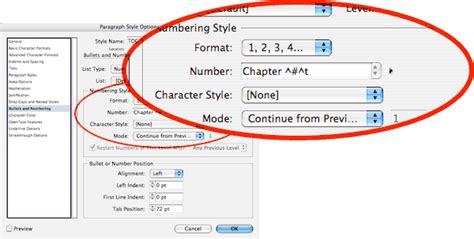 Using A Numbered List To Create Chapter Numbers In A Toc Creativepro Network