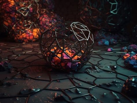 Premium Ai Image Colorful Abstract Background An Abstract Image Featuring Organic Shapes And