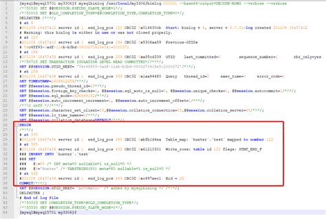 Mysql Binlog Format 格式及查看选项 Hunterhuang 博客园
