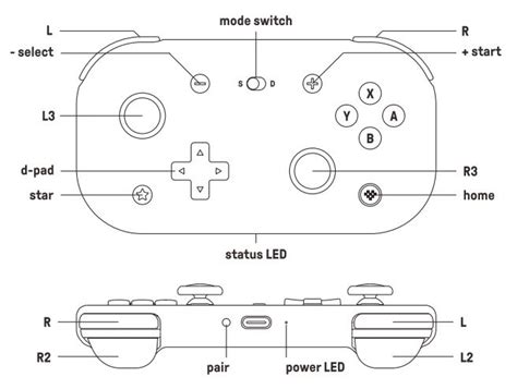8bitdo Lite2 Bluetooth Gamepad Instruction Manual