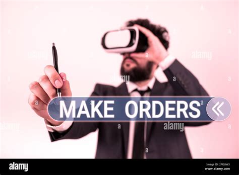 text showing inspiration make orders business overview a confirmed