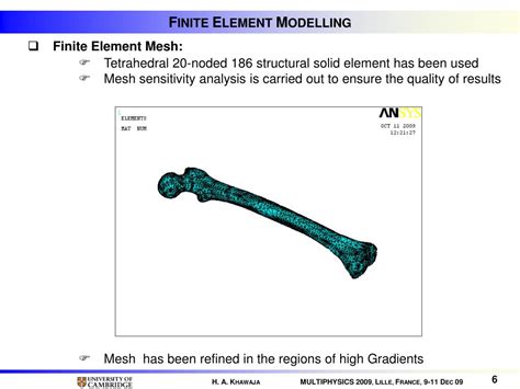 PPT FINITE ELEMENT ANALYSIS OF HUMAN FEMUR PowerPoint Presentation Free Download ID 3006027