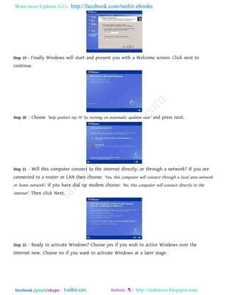 Windows Xp Setup Instruction By Tanbircox PDF