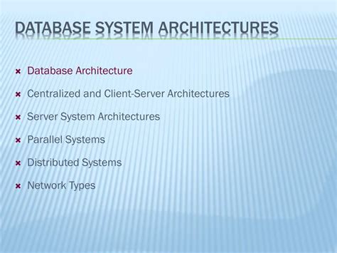ppt database system architectures powerpoint presentation free download id 5020215