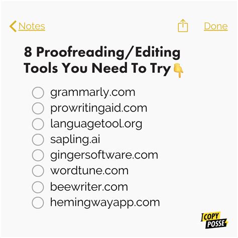 Top 8 Proofreadingediting Tools You Need To Try