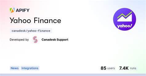 Yahoo Finance Api In Python · Apify