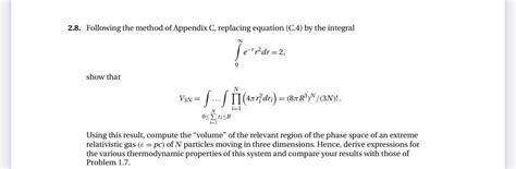Solved 28 Following The Method Of Appendix C Replacing