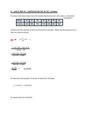 Mastering Line Of Best Fit Equations Interpretations Course Hero