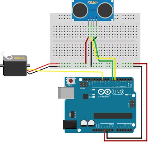 Distance Indicatorbasic Arduino Uno Projectbasic Ultrasonic Sensor