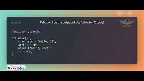 Maho Jase It On Linkedin Cprogramming Strings Undefinedbehavior Codechallenge Cquirks