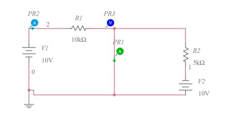 Circuit With A Short Circuit Multisim Live