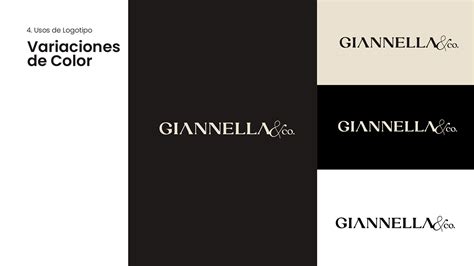 GIANNELLA Co BRANDING E IDENTIDAD VISUAL Behance